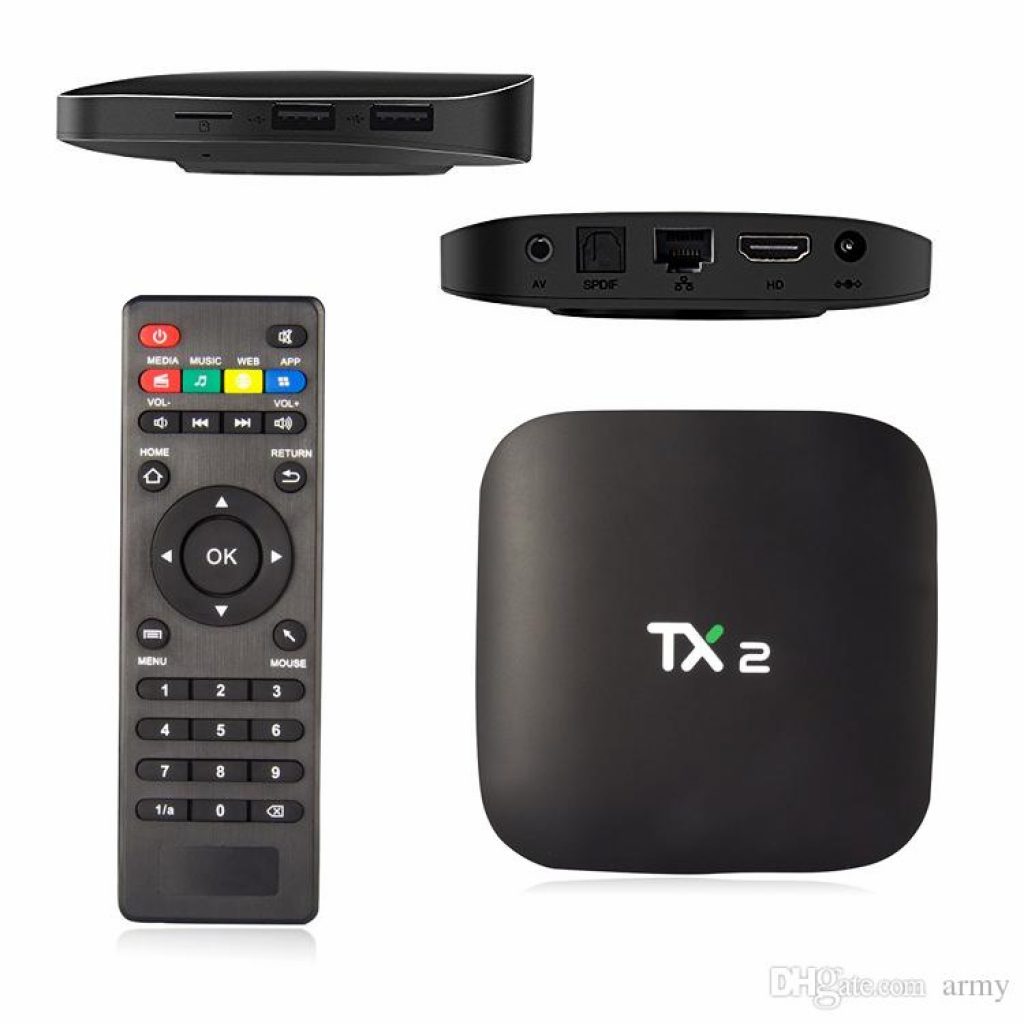 2GB+16GB TX2 R2 Android 6.0 Smart IPTV TV Box Bluetooth KD16.1 RK3229 ...