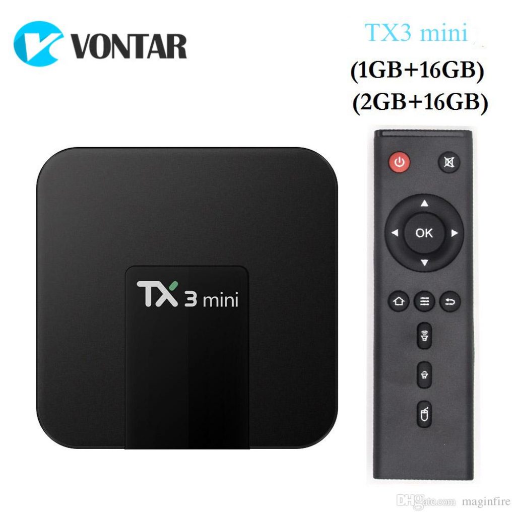 Genuine TX3 mini Android 7.1 TV BOX 2GB16GB Amlogic S905W Quad Core ...
